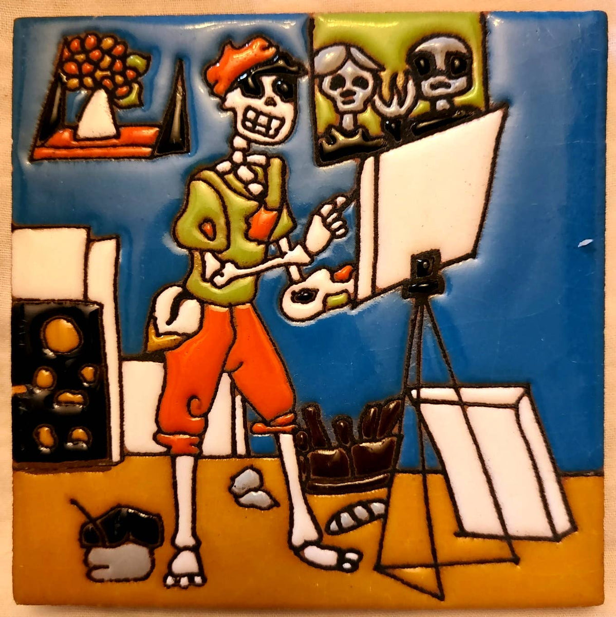 Decorative Tile Skeleton Artist – Cielito Lindo